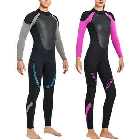 Long Sleeve Diving Suit Portable 3MM UPF Underwater Watersport Sport 50 ...