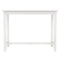 Linon Cessford Indoor Counter Height Pub Table, 36" Tall, White ...