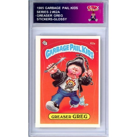 1985 Topps Garbage Pail Kids Series 2 #62a Greaser Greg Authentic ...