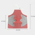 100Fens Strip Apron Home Kitchen Cooking Wipe Hands With Large Pocket ...