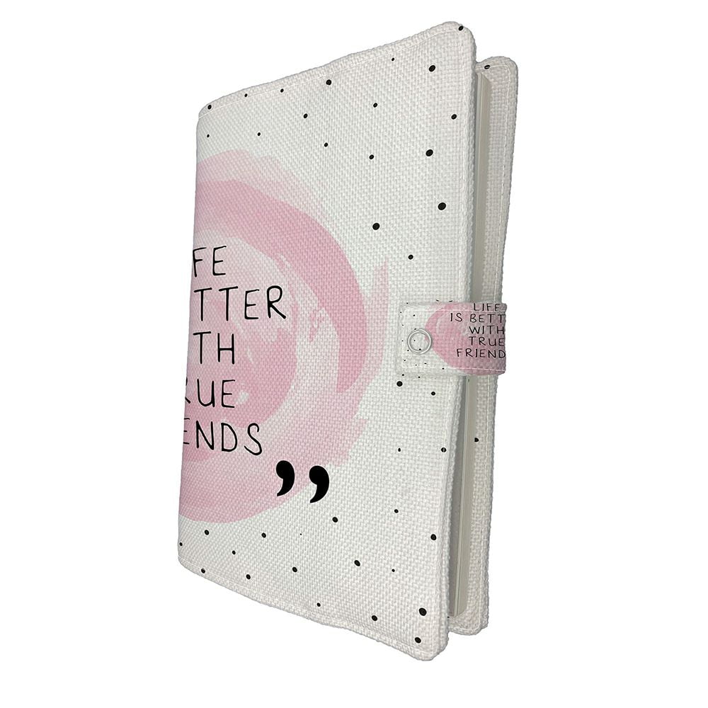 ECZJNT Life Is Better True Friends Friendship Book Cover Book Protector ...