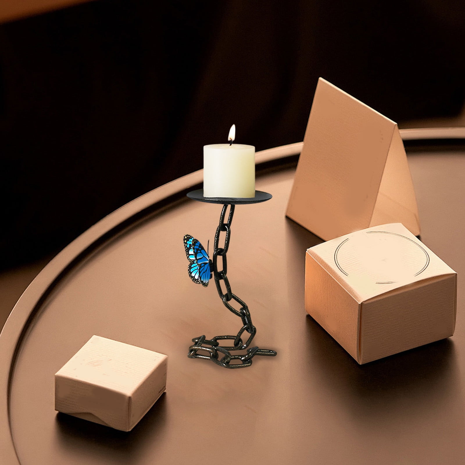 Click here for Qaailabf Elegant Iron Candle Holder  Romantic Home... prices