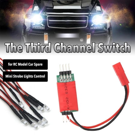 Gupbes RC Lights Controller, 5-12.4V Remote Control Crawler Three ...