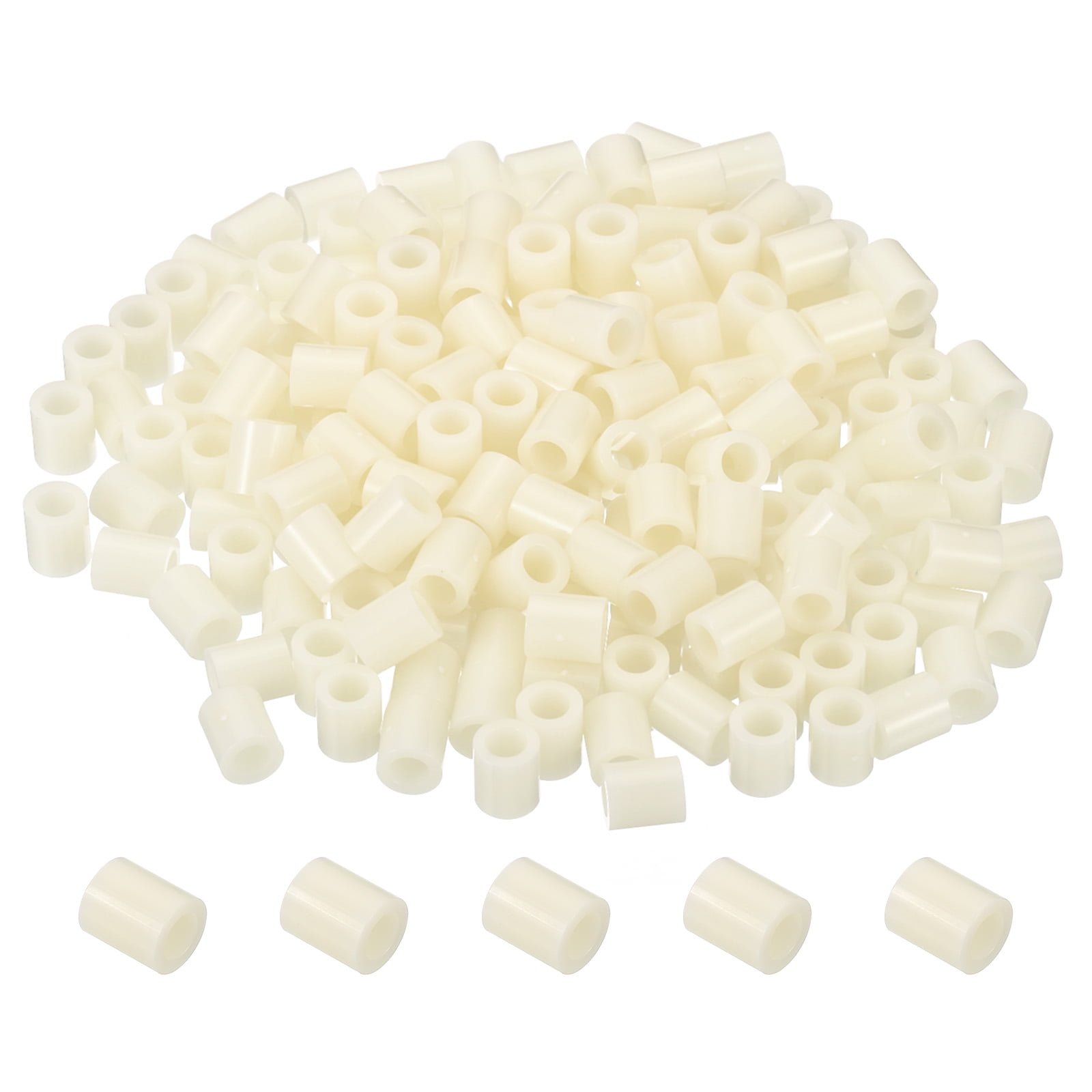 Uxcell 4.2mm ID x 7mm OD x 8mm L Round Spacers Washers, 200 Pack ABS ...