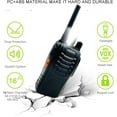 Radtel RT88 Rechargeable FRS Walkie Talkies Long Range Handheld License ...