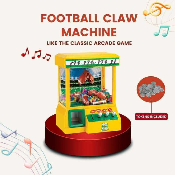 Electronic Arcade Claw Machine - Toy Grabber Machine Prize Crane Game ...