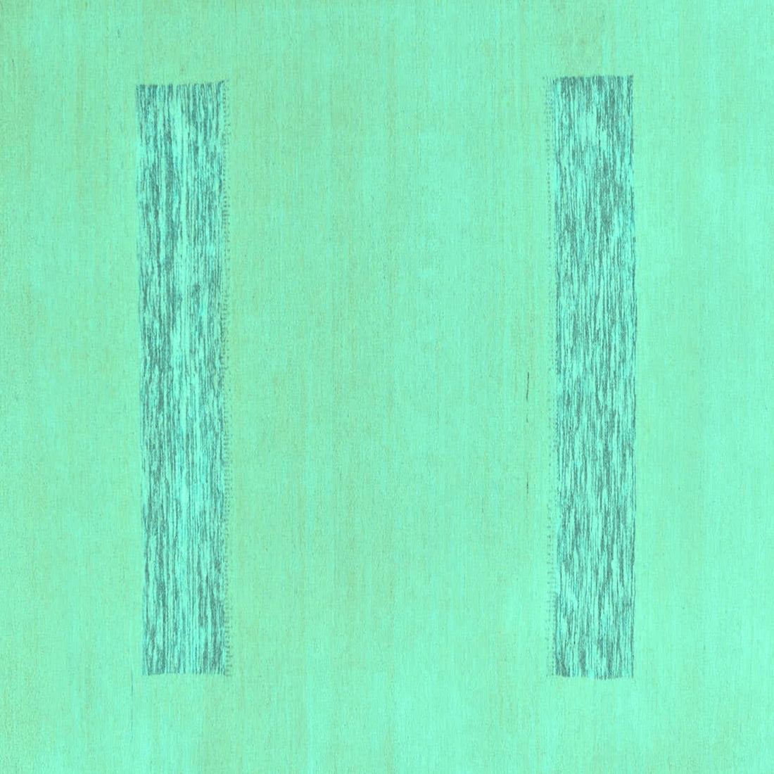 Ahgly Company Indoor Square Solid Turquoise Blue Modern Area Rugs, 6 ...