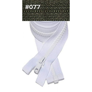 YKK #10 Extra Heavy Duty Brass Light Brown Parka"2-Way" Dual Separating Jacket Zipper - Choose ...