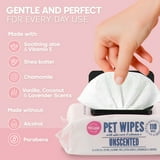Precious Tails Extra Gentle Dog Paw Cleaner & Pet Cleaning Wipes with ...