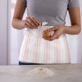 Pink Striped Half Waist Apron Modern Farmhouse Stripes Rustic ...