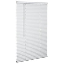 Cordless 1" Aluminum Mini Blind 58.5" Wide x 36" Long, Alabaster, Room ...