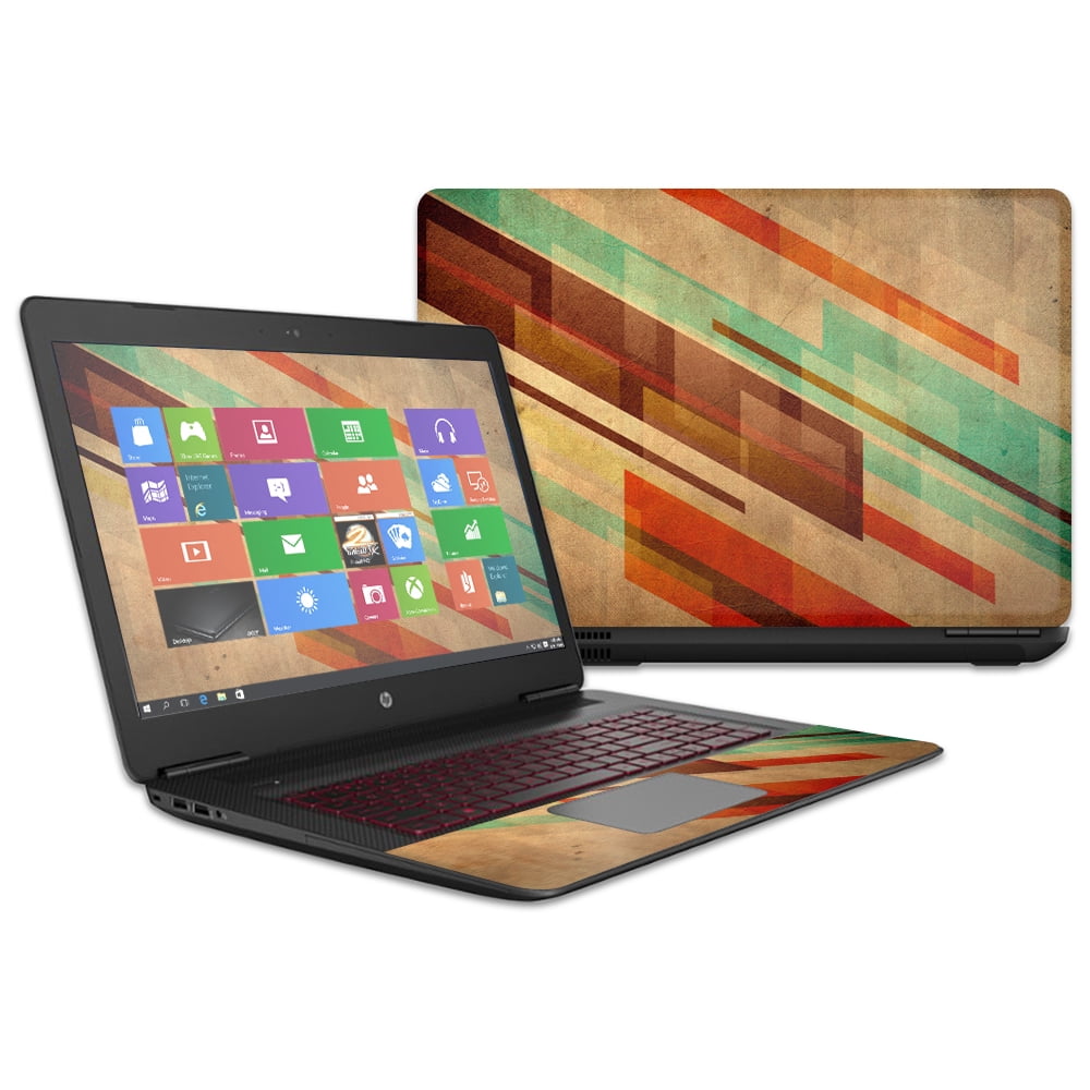 Skin Decal Wrap Compatible With HP OMEN Laptop 17t (2016) Abstract Wood ...