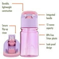 Ozark Trail Kids Water Bottle 12 oz BPA Free Tritan Flip-Top Purple Pink - Walmart.com
