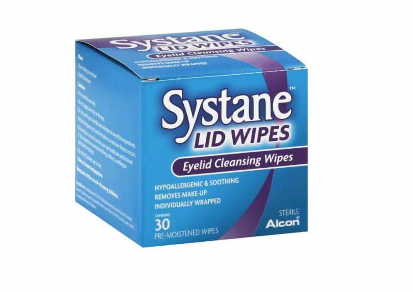 Systane Lid Wipes Eyelid Cleansing Wipes 30 Each (Pack of 3) - Walmart.com