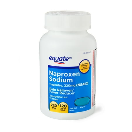Equate Naproxen Sodium Softgels 120ct - Walmart.com