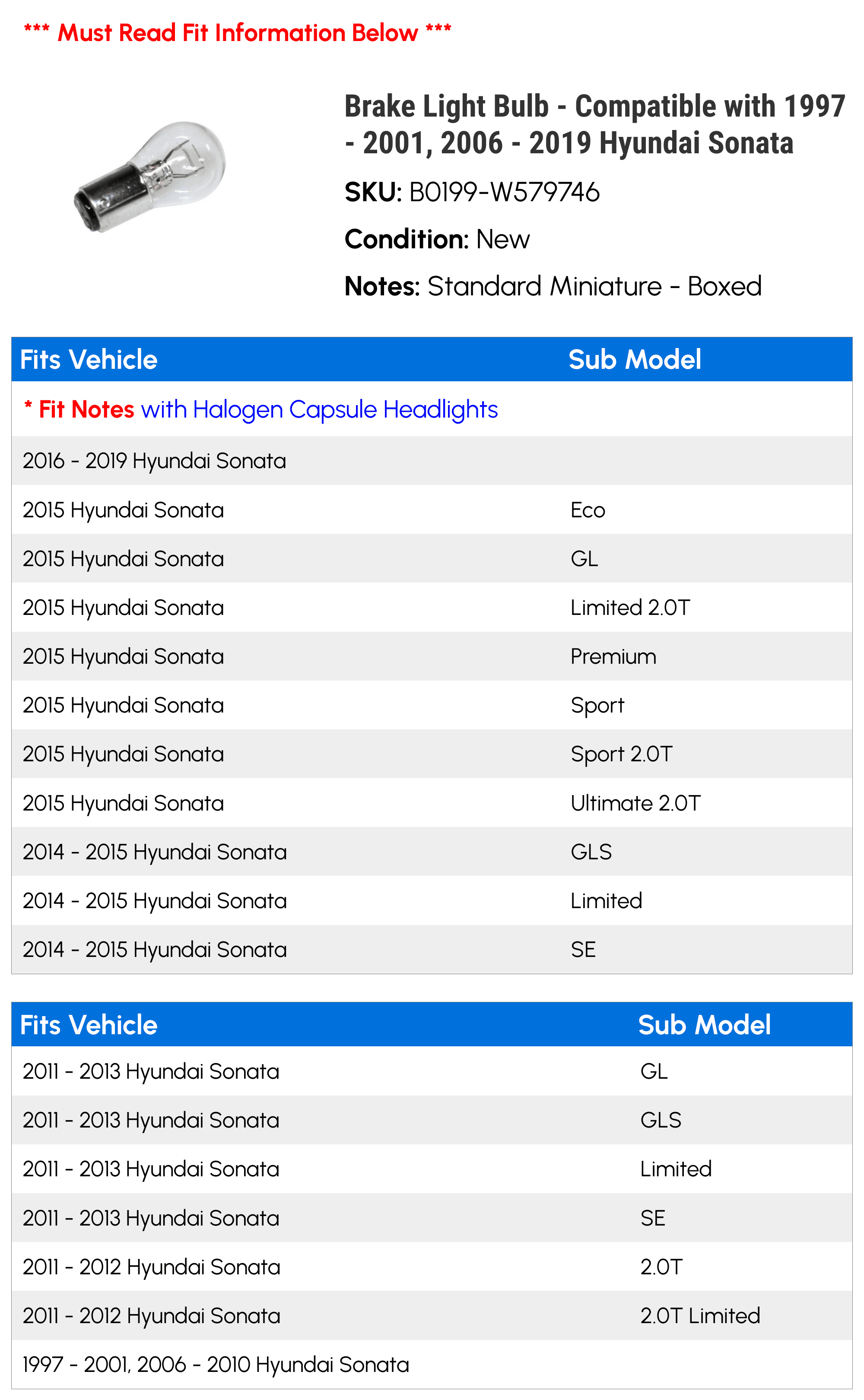 Hyundai sonata 2013 brake light bulb store