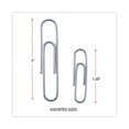 Plastic-Coated Paper Clips with One-Compartment Storage Tub, (750) #1 ...