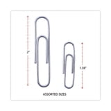 Plastic-Coated Paper Clips with One-Compartment Storage Tub, (750) #1 ...