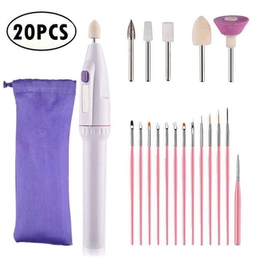 Portable Electric Nail Drill Set Pen Sander Polish Machine Acrylic Gel ...