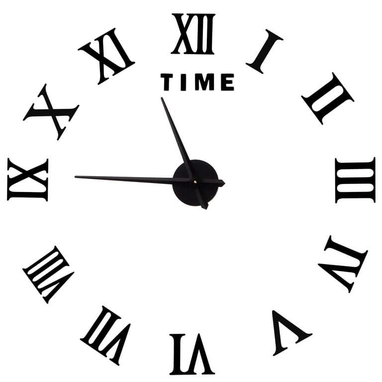 Roman Numerals Clock Clip Art