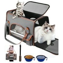 Portable Dog & Cat Carrier Bag, Breathable Mesh, Foldable, Travel ...