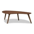 Baxton Studio Scarlette Mid-Century Modern Walnut Finished Coffee Table ...