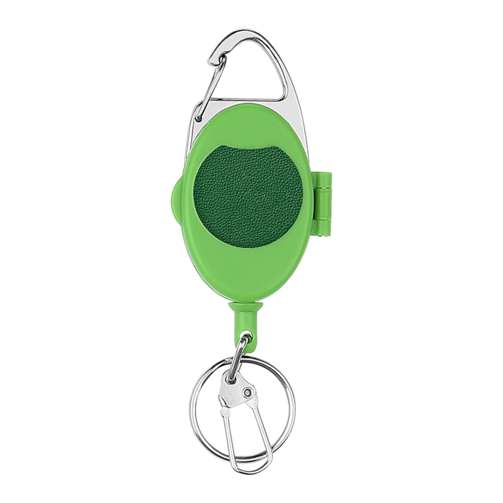 Key Chain Reel Clip Cards Holder Retainer with 23 inch Cord, Extendable ...