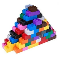 Strictly Briks Big Briks Brick Construction Set - 204 Pieces - Blue ...