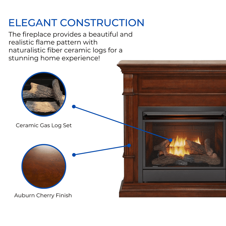 Ventless Gas Fireplace Logs With Blower