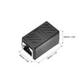 Uxcell Rj45 Coupler Inline Connector Cat7 Cat6 Cat5e Ethernet Extender