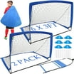 Kid Soccer Goal for Backyard 6x4FT Large Portable Soccer Net Folding ...