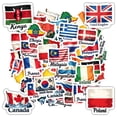 35pcs-50pcs Educational Stationery Stickers World Kids Stickers ...