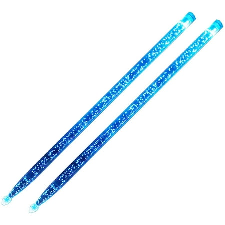 1 Pair Drum Sticks, Luminous Teardrop-Shaped Instrument Stick Glow in ...