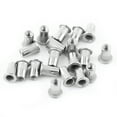 M3-M8 Flat Head Threaded Blind Rivet Nut Insert Nutsert Screw Stainless ...