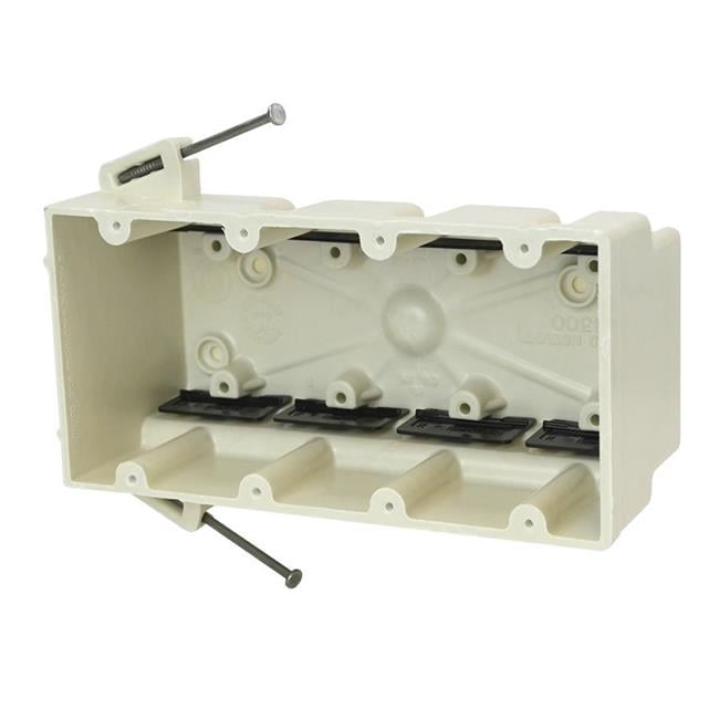 Allied Moulded Products 4300NK Electrical Box 4-Gang - Walmart.com