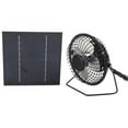 4 Inch Solar Panel Powered Fan 5W Solar Powered Fan Solar Energy ...