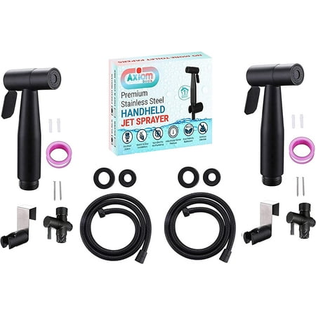 (Pack of 2) SJ LLC Fresh Water Stainless Steel Handheld Bidet JET SPRAY ...