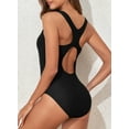 Eytino Womens One Piece Swimsuits Athletic Racerback One Piece Bathing