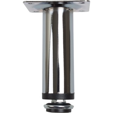 Waddell 2-1/2 in. H Angled Steel Table Leg Plate - Walmart.com