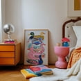 Affixzi Whimsical Colorful Duck Stack Wall Art for Fun Home Decor ...