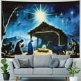 BCIIG Nativity of Jesus Tapestry Wall Hanging Star of Bethlehem The ...