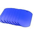 100 pcs Blue Color Stainless Steel Military Spec Dog Tags by OnDepot ...