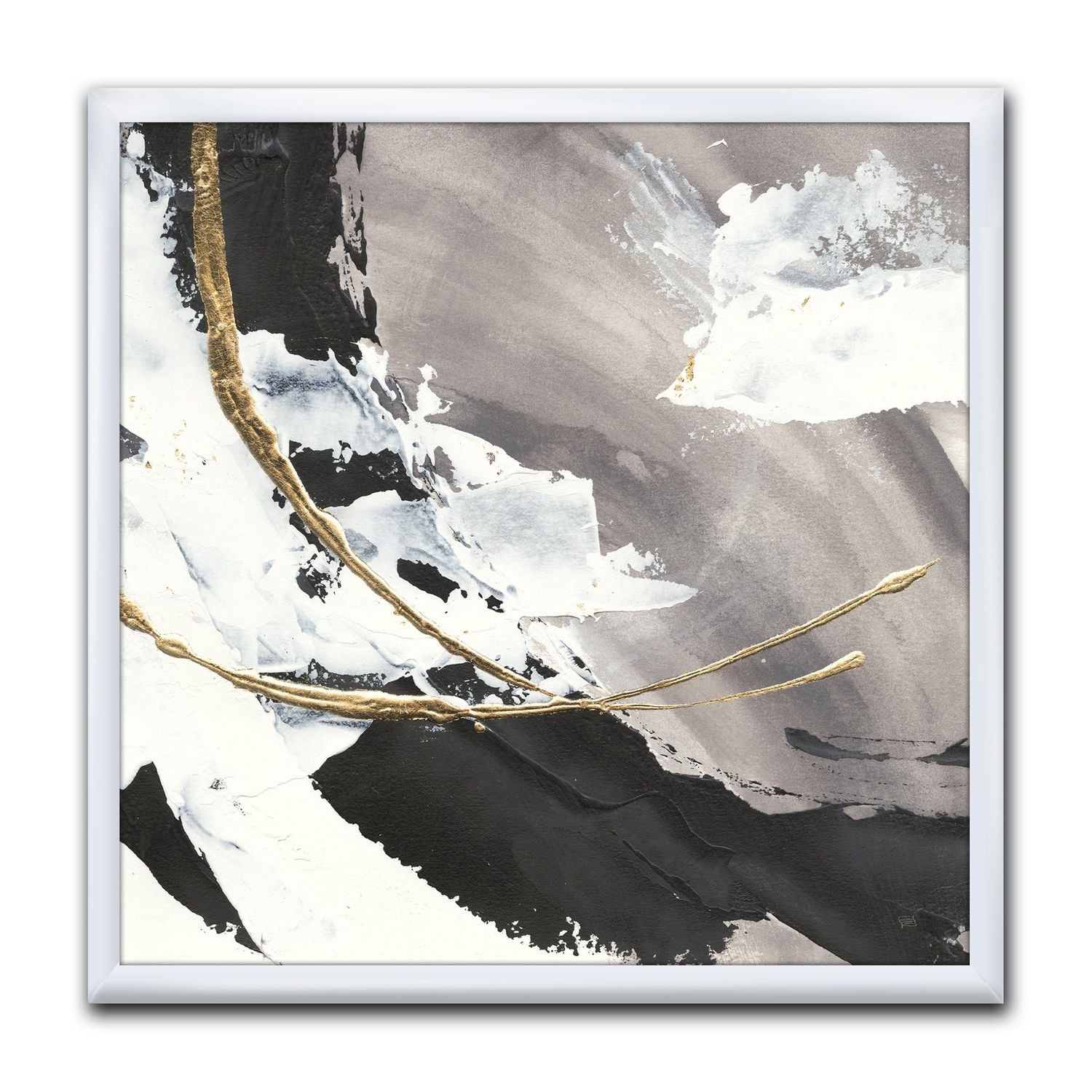 Click here for Designart Glam Painted Arcs Ii Framed Wall Art 30x... prices