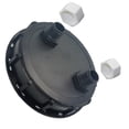 CaraMart IBC Tank Cover Cap 163mm With Double Ventilation Holes Garden ...