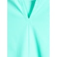 Time and Tru Women's Long Sleeve Rash Guard Swim Cover Up - Walmart.com