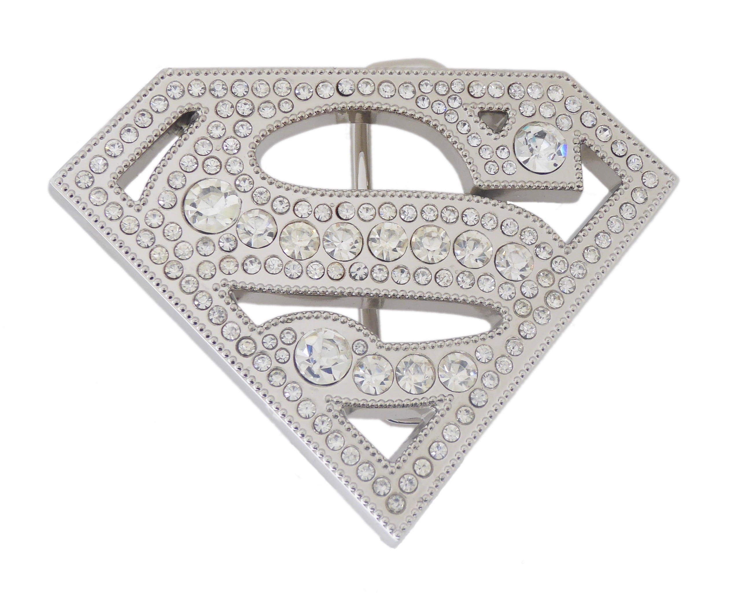 Superman Belt Buckle US American Superhero Original Costume Silver ...