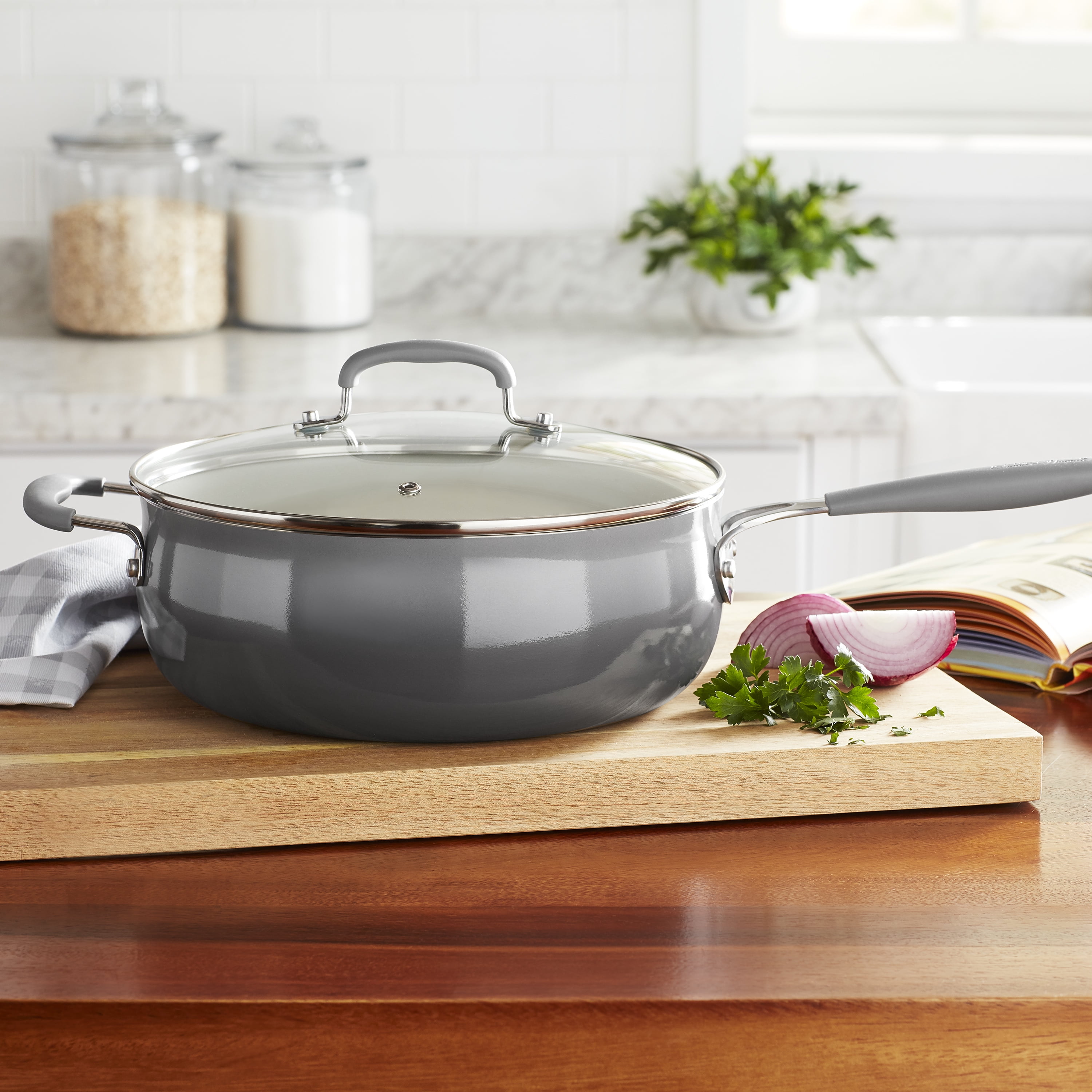 The Pioneer Woman Ombre 4.5-Quart Ceramic Jumbo Cooker, Gray - Walmart.com