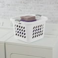 Sterilite 1.5 Bushel Ultra™ Square Laundry Basket Plastic Adult, White ...