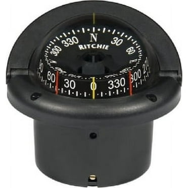RITCHIE COMPASSES SP-5C-5N12 Compass, Binnacle, 5" Dial, Stainless ...