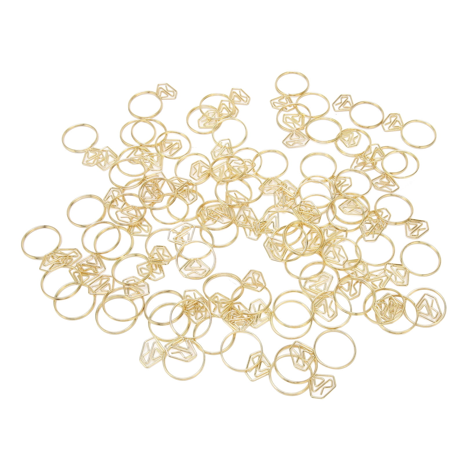 Click here for Meetca Small Paperclips 80pcs Ring Shape Paper Rin... prices